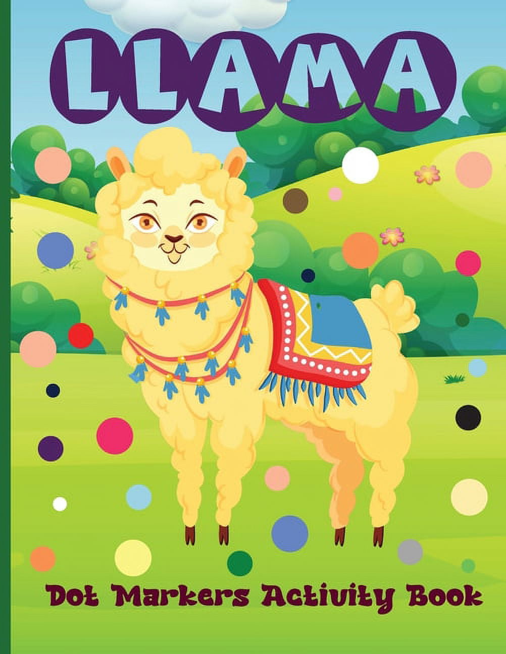 Llama Dot Markers Activity Book : Do A Dot Art Coloring Book For Kids ...