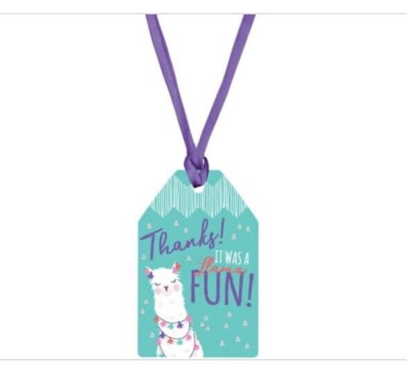 Funny Llama Thank You Tags for Birthday Surprise Gifts, 8 Pack ...