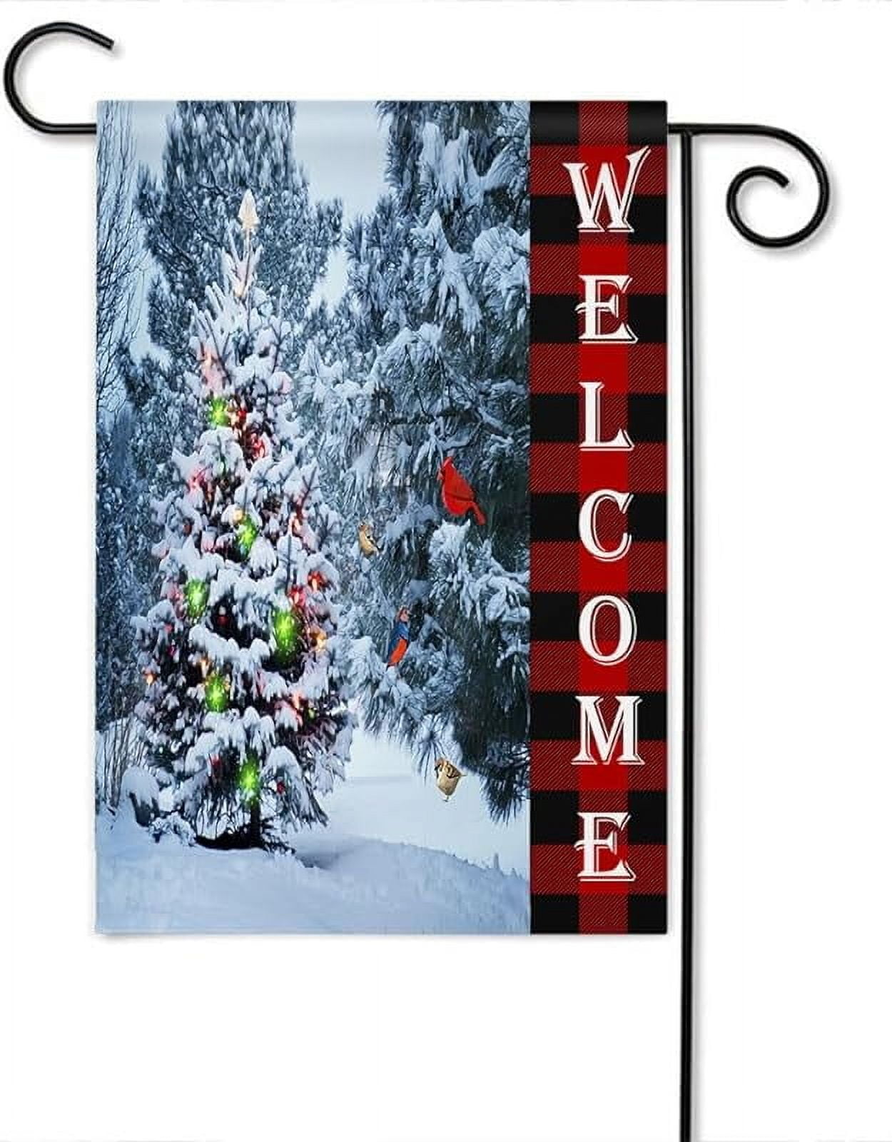 Llama Garden Flags Double Sided White Alpaca Cactus Cute Animal Ethnic ...
