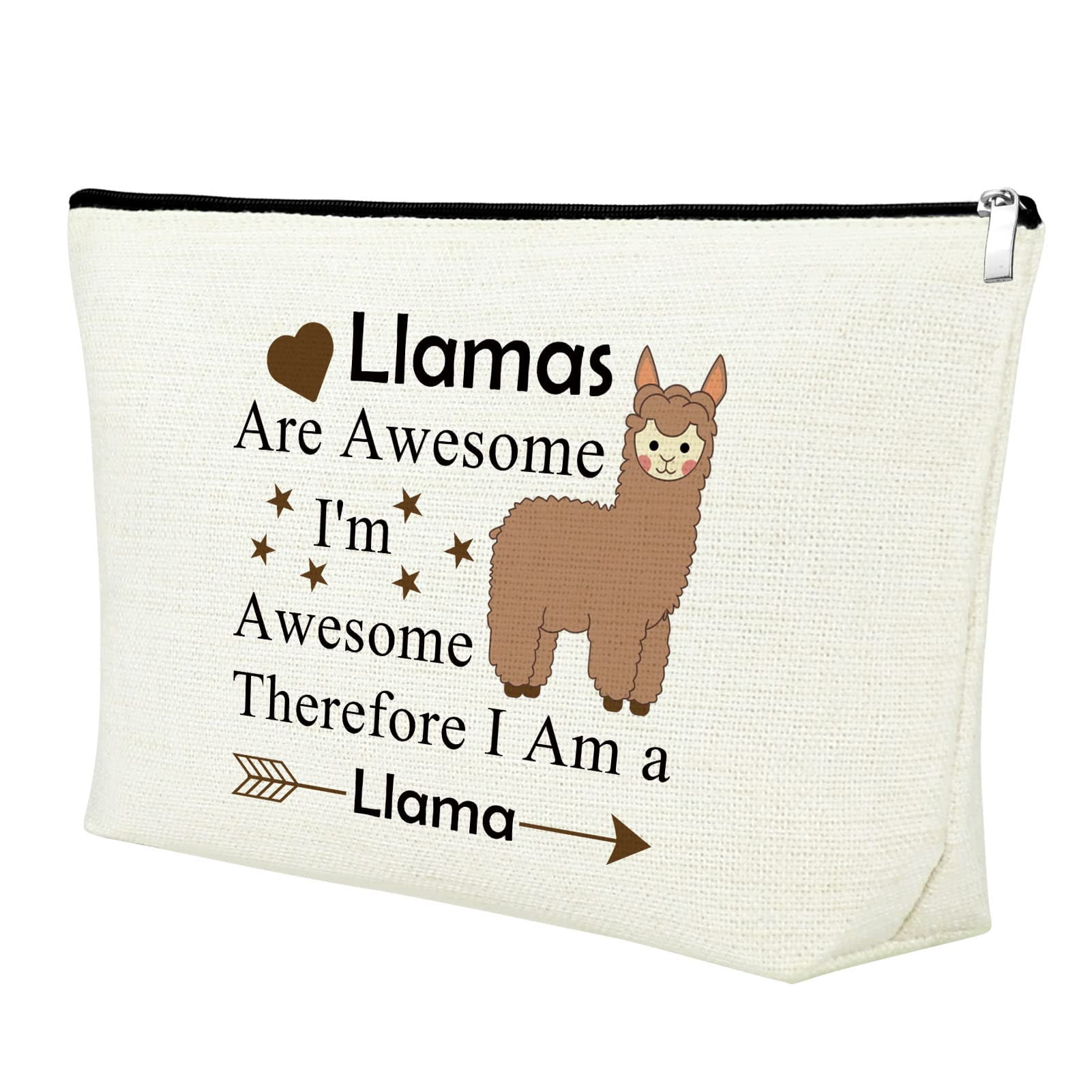 Llama Gifts for Women Llama Makeup Bag Llama Lover Gift Llama Themed ...