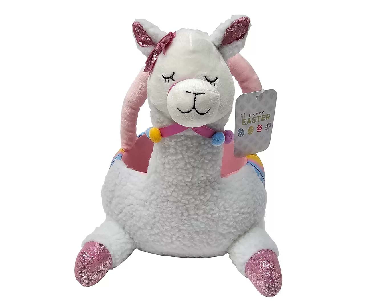 Llama Plush Easter Egg Hunt Basket for Girls - Walmart.com