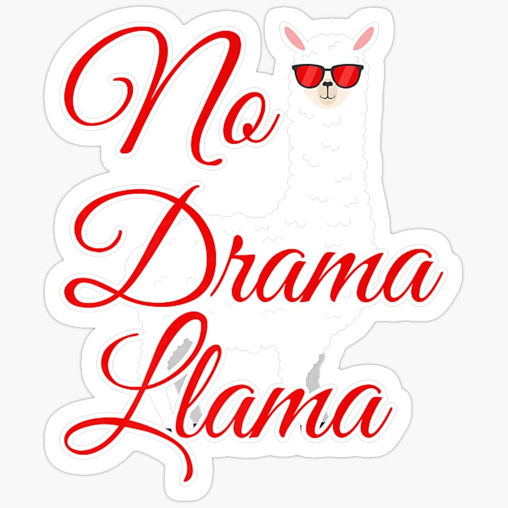 Llama Premium Sticker Phone Decal Water Bottle Stickers Car Decals ...