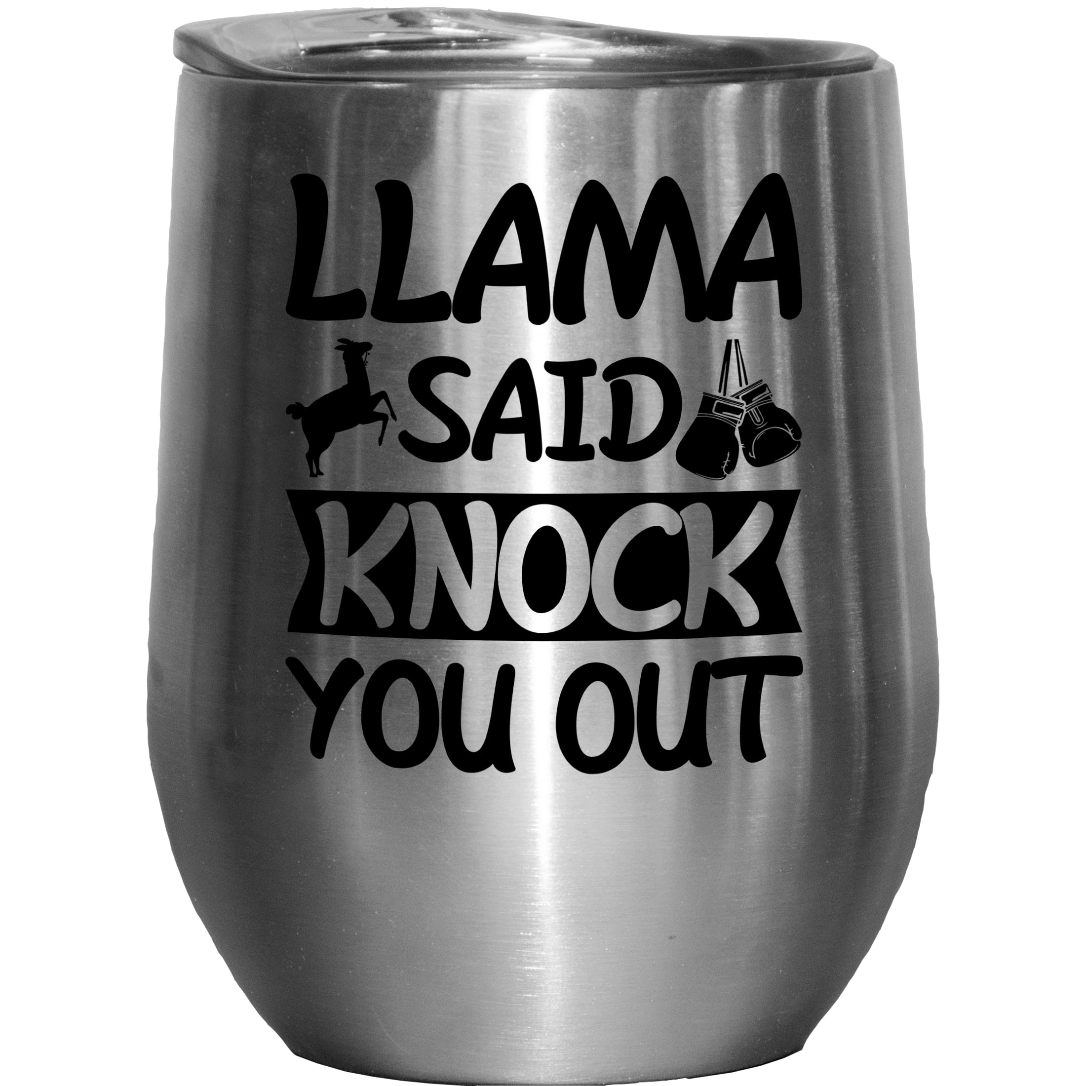 Llama Said Knock You Out, Boxing, Fitness or Bodybuilder Themed ...
