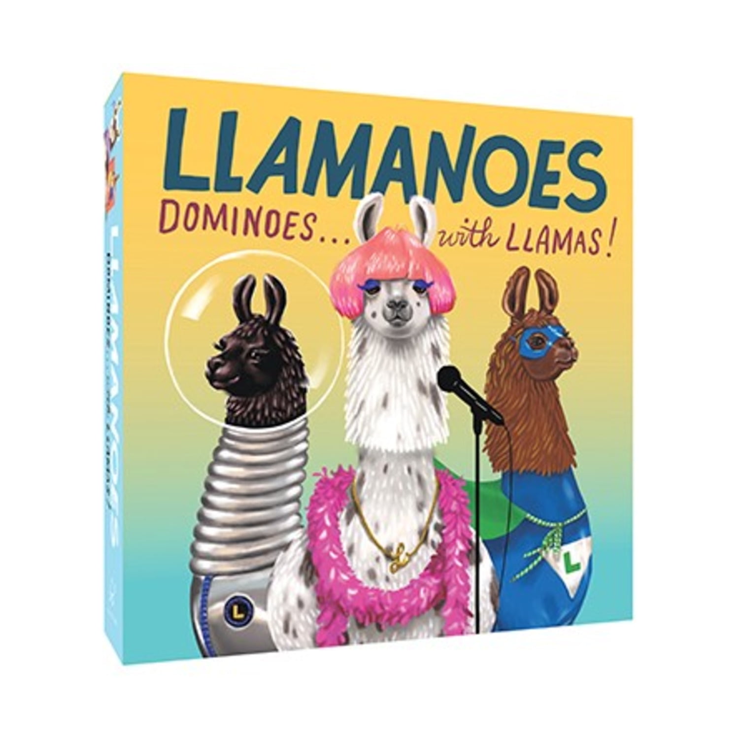 Llamanoes : Dominoes . . . with Llamas! (Llama Card Game for Kids ...
