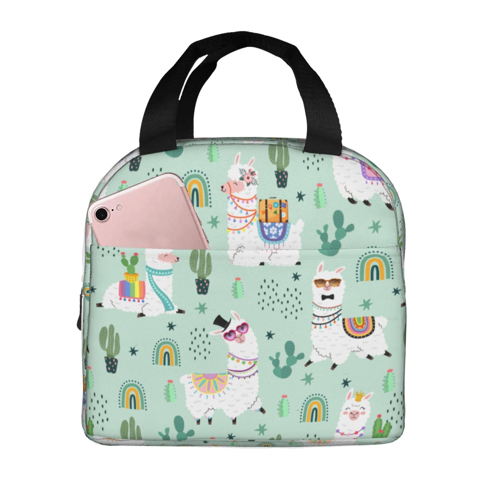 Llamas Llamas Lunch Box for Women Men Insulated Lunch Bag Women Cute ...