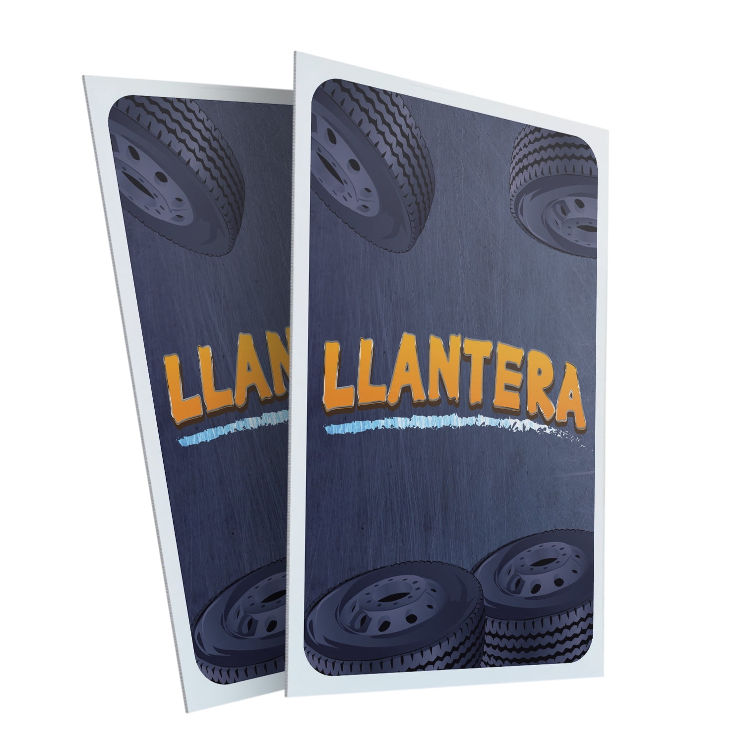 Llantera (2-PACK) 24" x 36" Plastic Signs | Sign Insert 4mm Corrugated ...