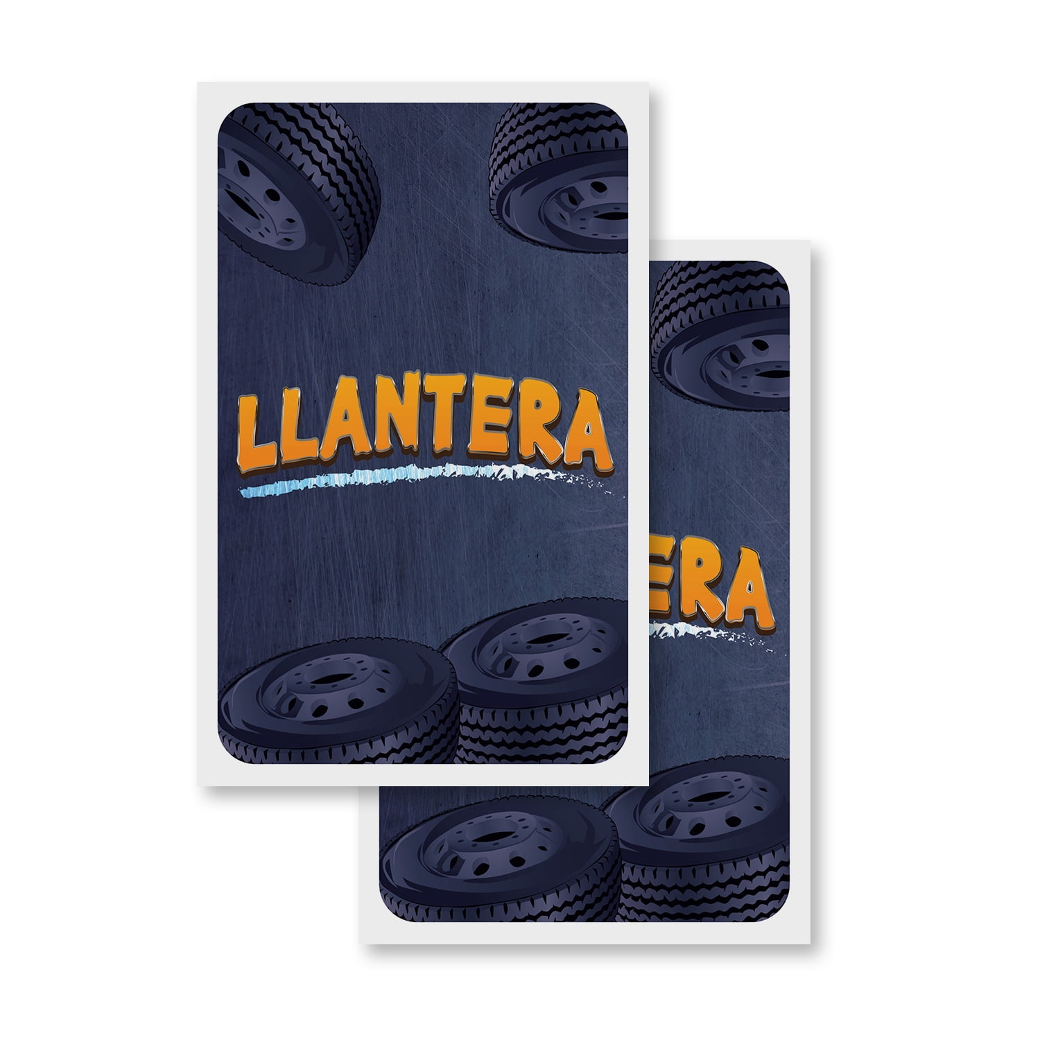 Llantera (2-PACK) 24" x 36" Vinyl Decals | Sign Insert Peel & Stick ...