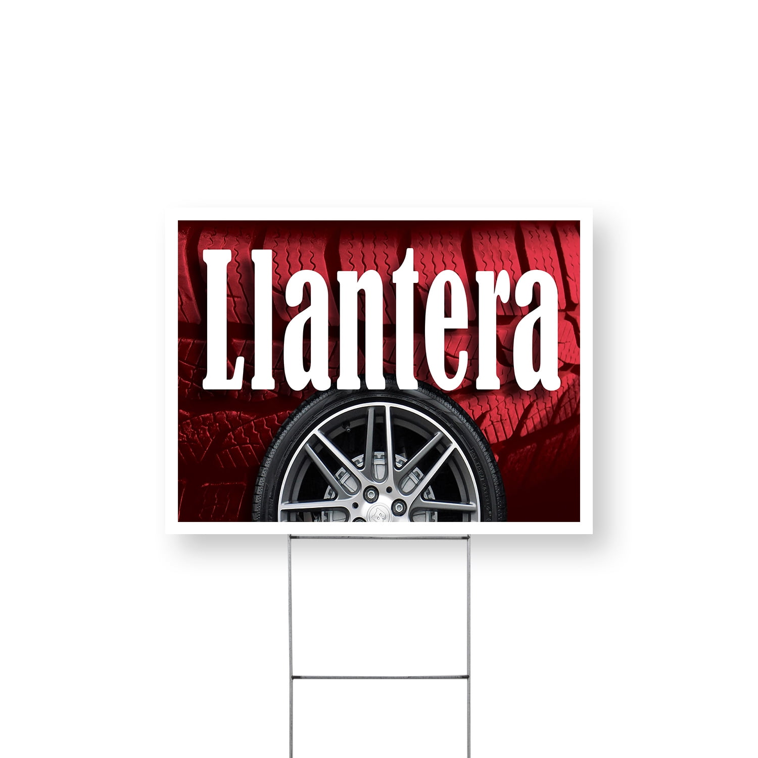 Llantera Yard Sign 18 Inch x 24 Inch Single Sided Weatherproof Heavy ...