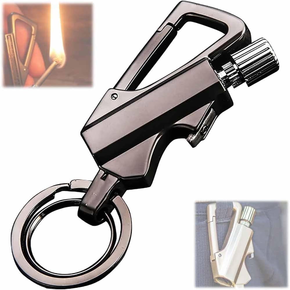 Llavero Encendedor De Acero, Flint and Steel Fire Starter, Fire Starter ...