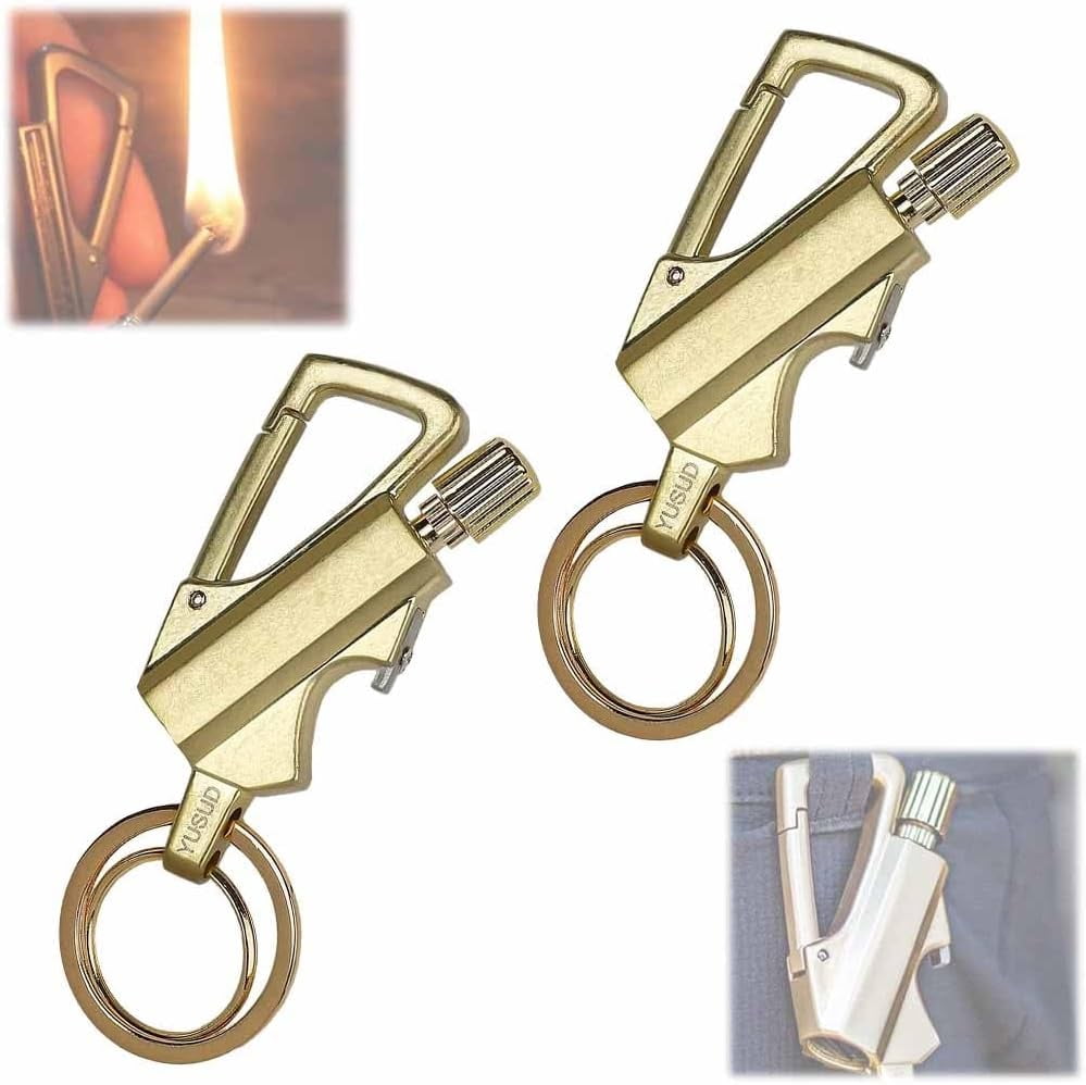 Llavero Encendedor De Acero, Flint and Steel Fire Starter, Fire Starter ...