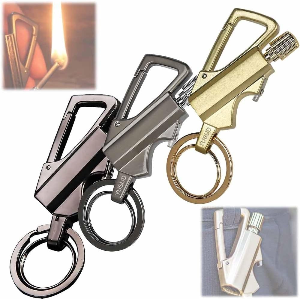 Llavero Encendedor De Acero, Flint and Steel Fire Starter, Fire Starter ...