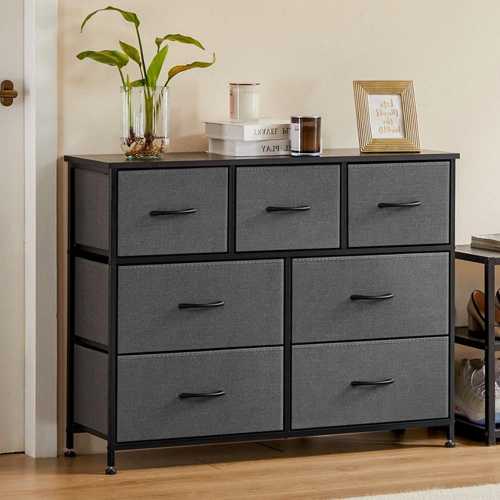Llinc Store 7 Drawer Bedroom Dresser Assembled Wardrobe Lockers Bedroom ...