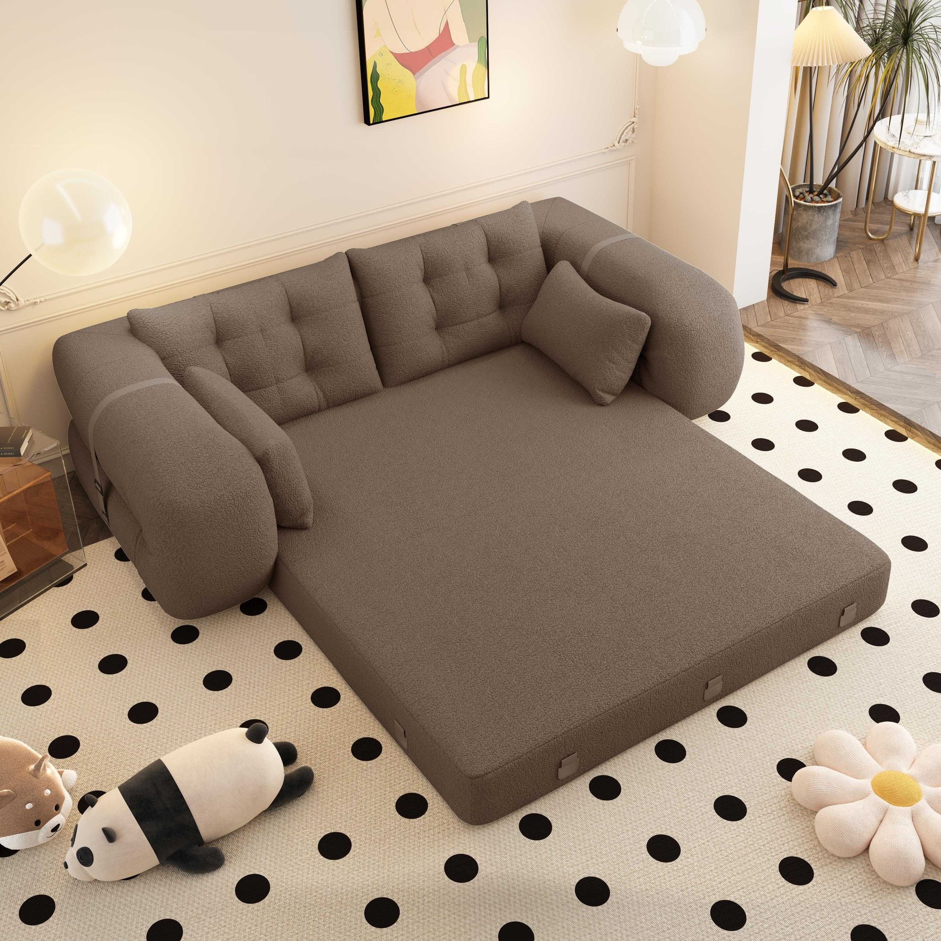 Llinc Store Human Dog Bed, Floor Sofa Couch, 78.7" Multi-Functional ...