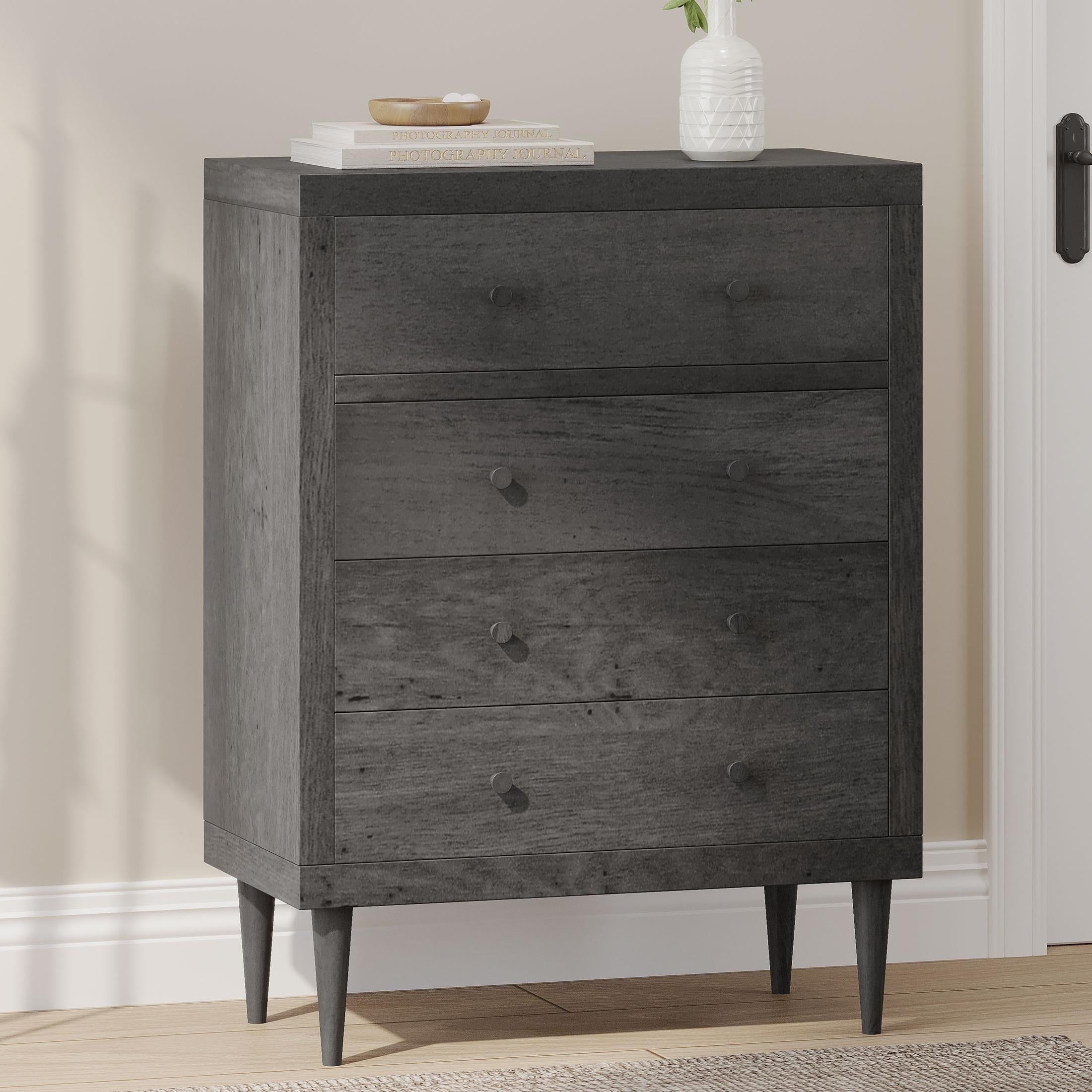 Llinc Store Nordic 41.5" Tall 4-Drawers Dressers Chest Sectional ...