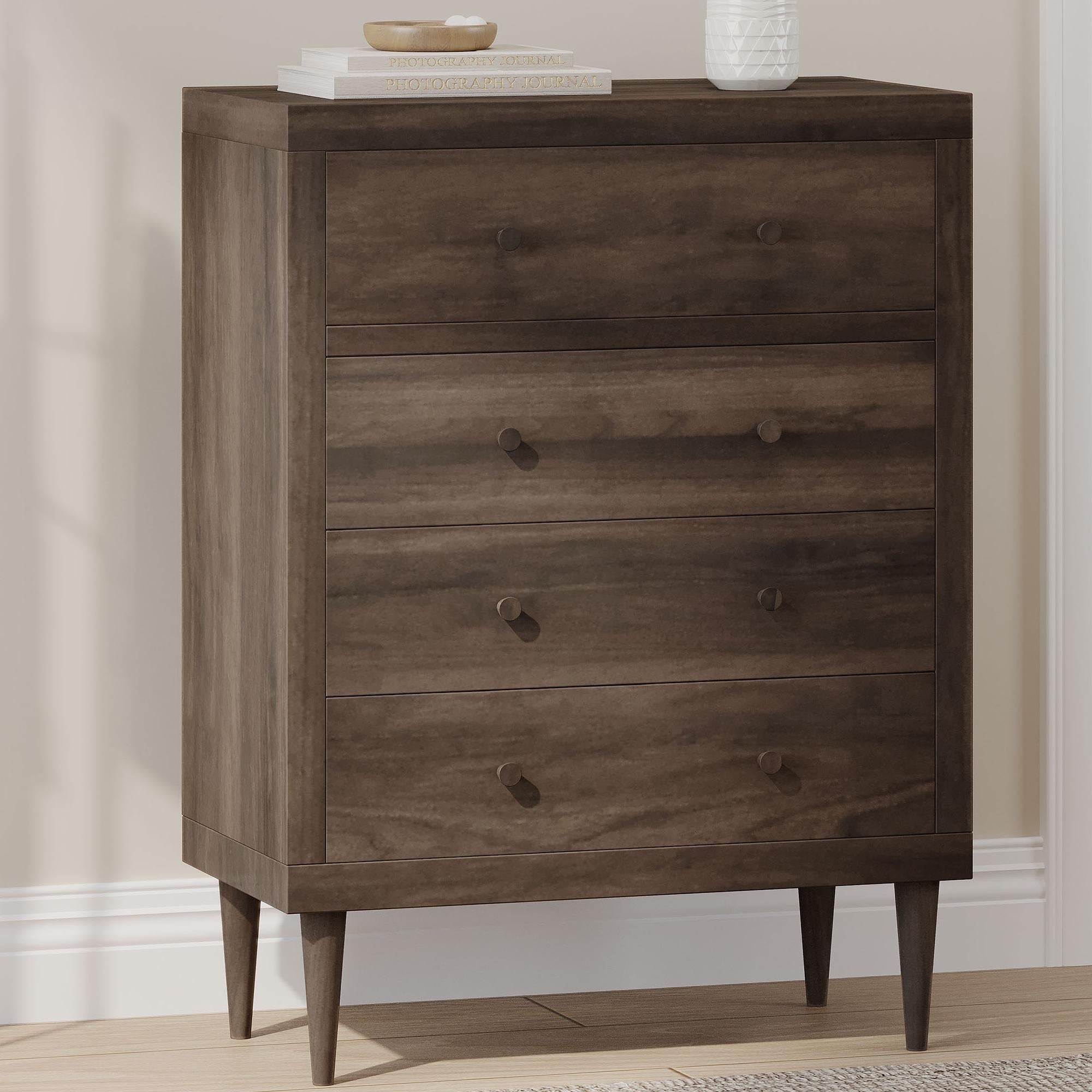 Llinc Store Nordic 41.5" Tall 4-Drawers Dressers Chest Sectional ...