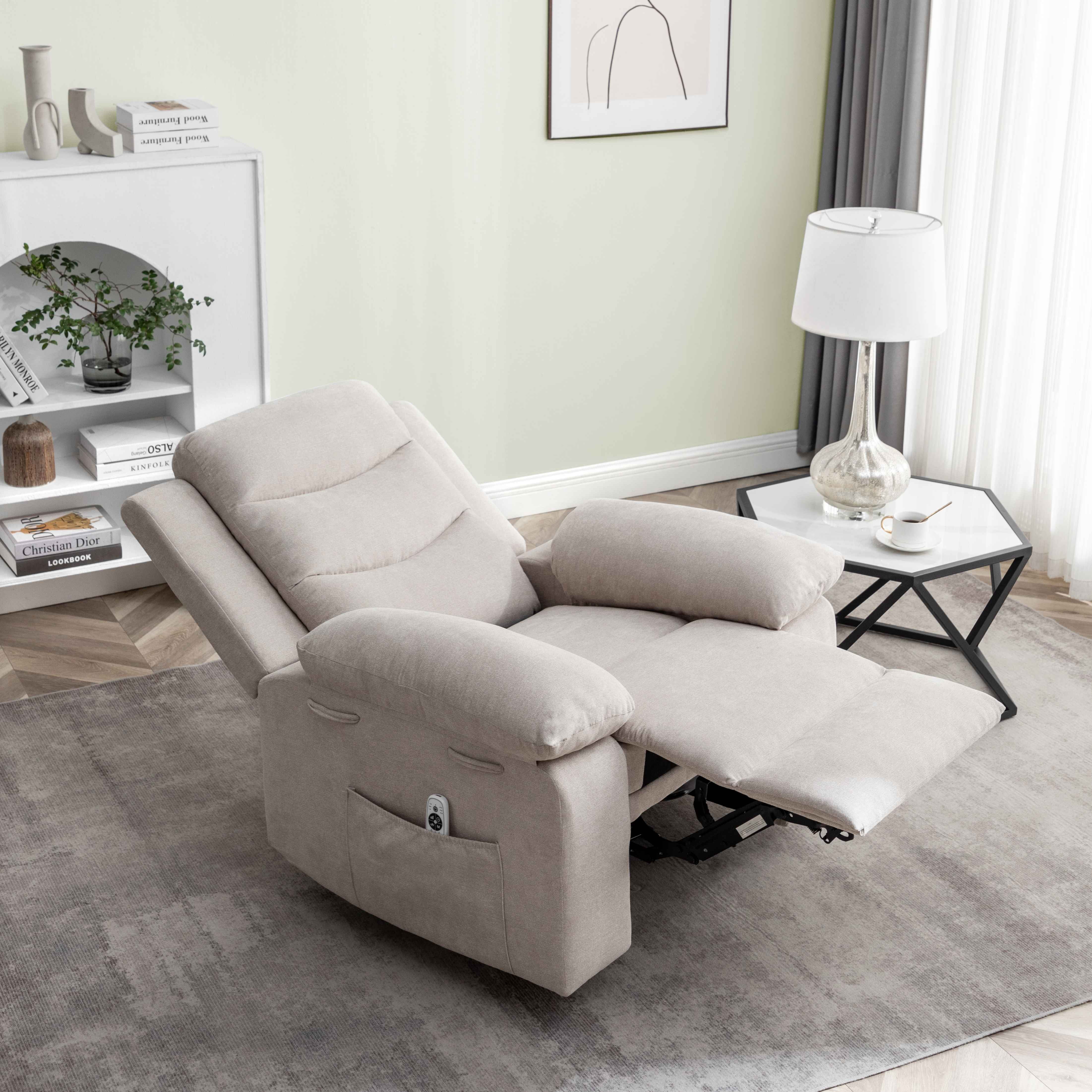 Llinc Store Power Recliner Chair with Adjustable Massage Function ...