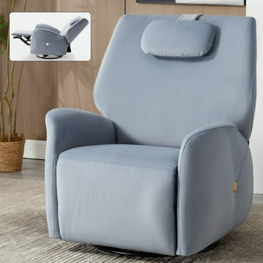 Llinc Store Swivel and Rocker Power Recliner Chair with Lumber Support ...