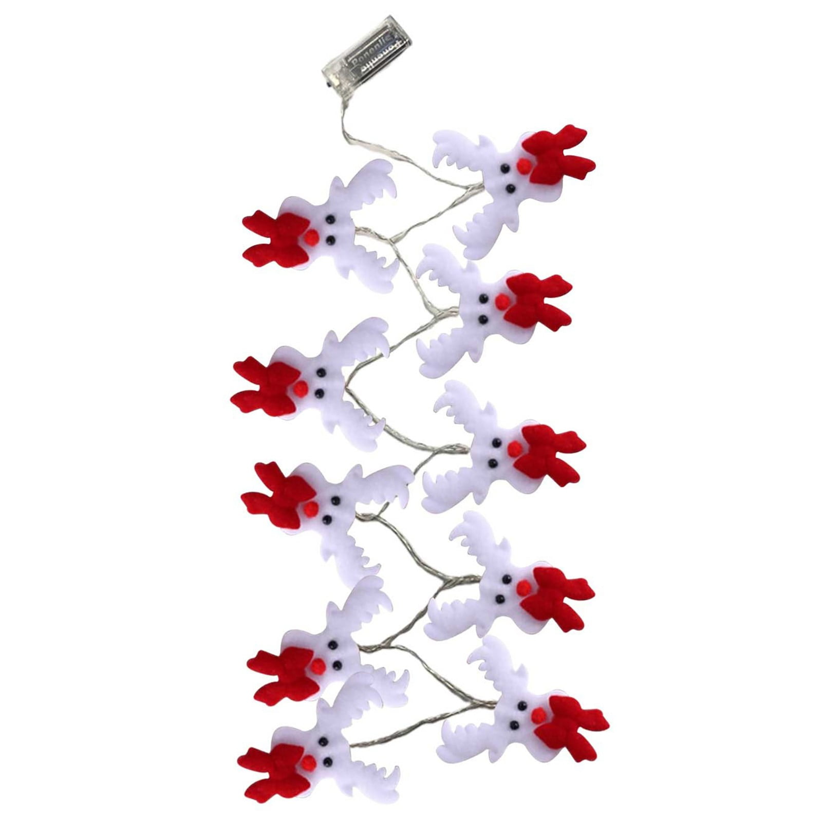 Lloopyting 1X Light String Christmas Light Snowman 10 Led Christmas ...