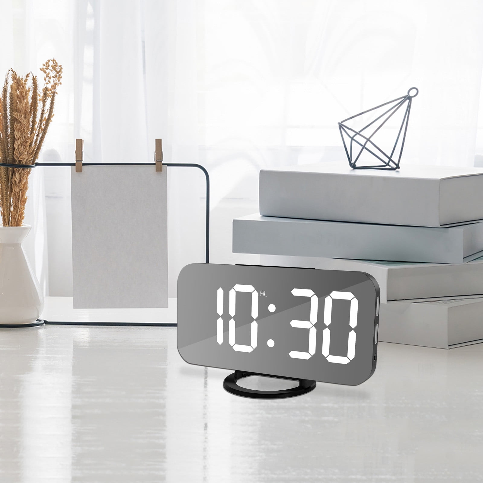 Lloopyting Alarm Clock Alarm Clocks for Bedrooms Digital Alarm Clock ...