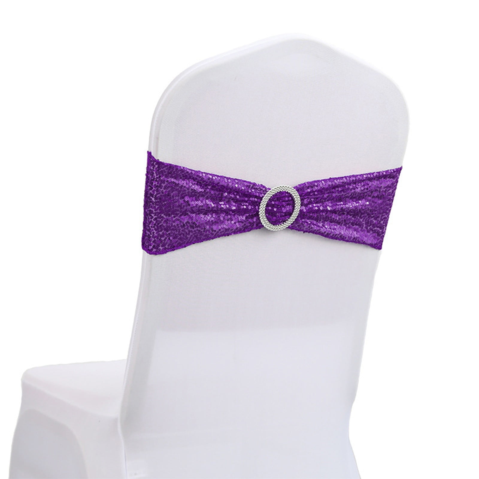 Lloopyting Clearance Ribbon Chair Covers Holiday Party Decorative Chair ...