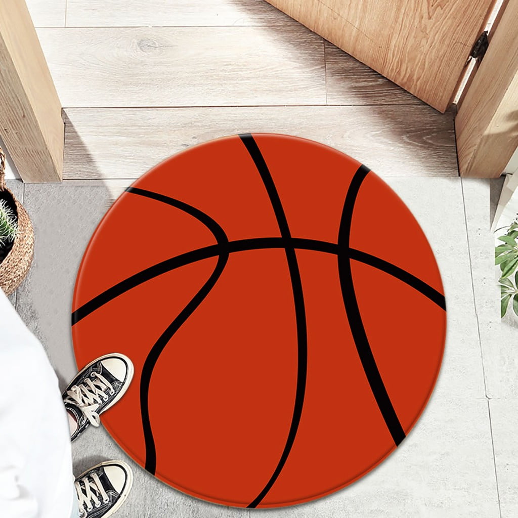 Lloopyting Clearance Rugs Desk Mat Round Football Basketball Computer ...