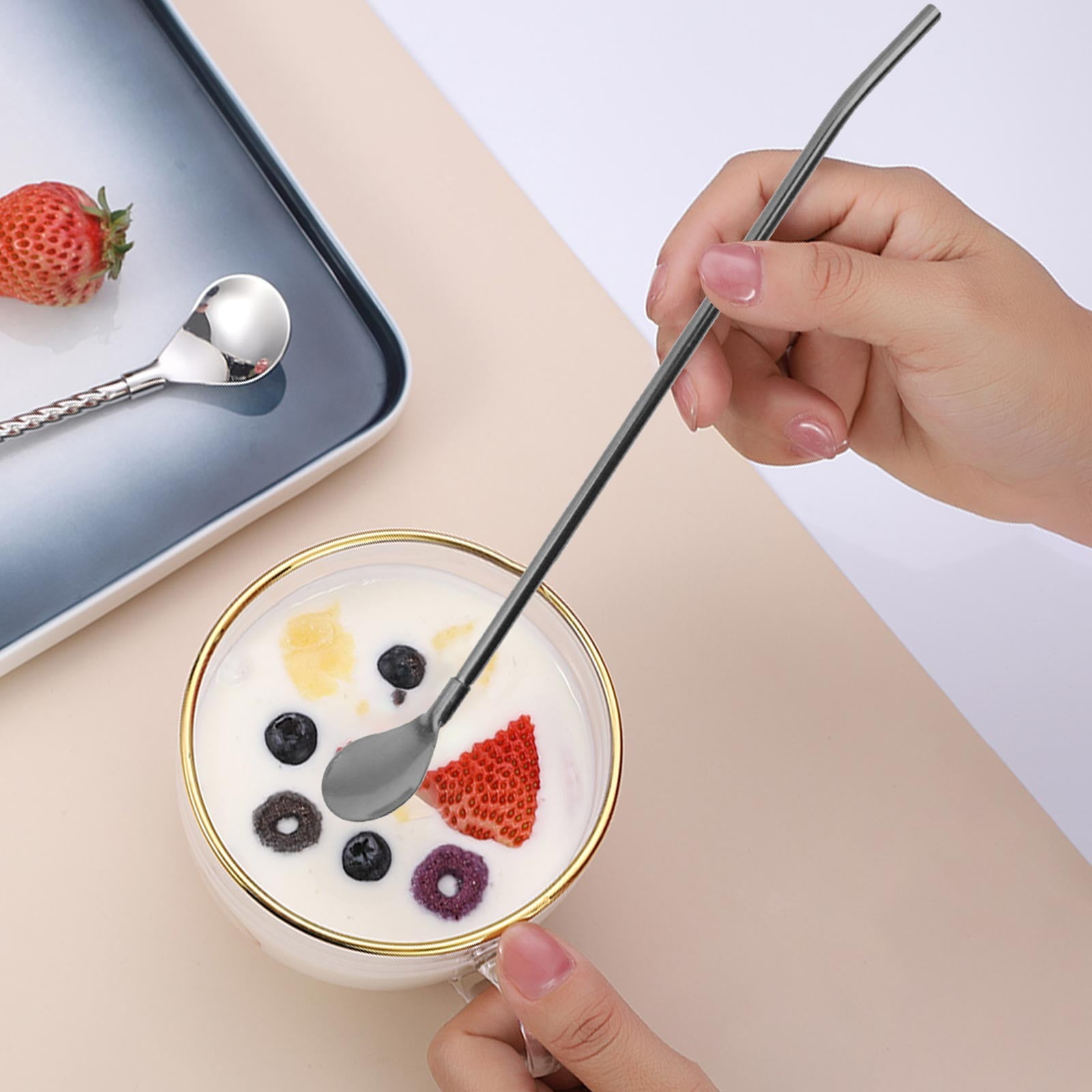 Lloopyting Clearance Straw Toppers Sippy Cups 304 Stainless Steel Straw ...