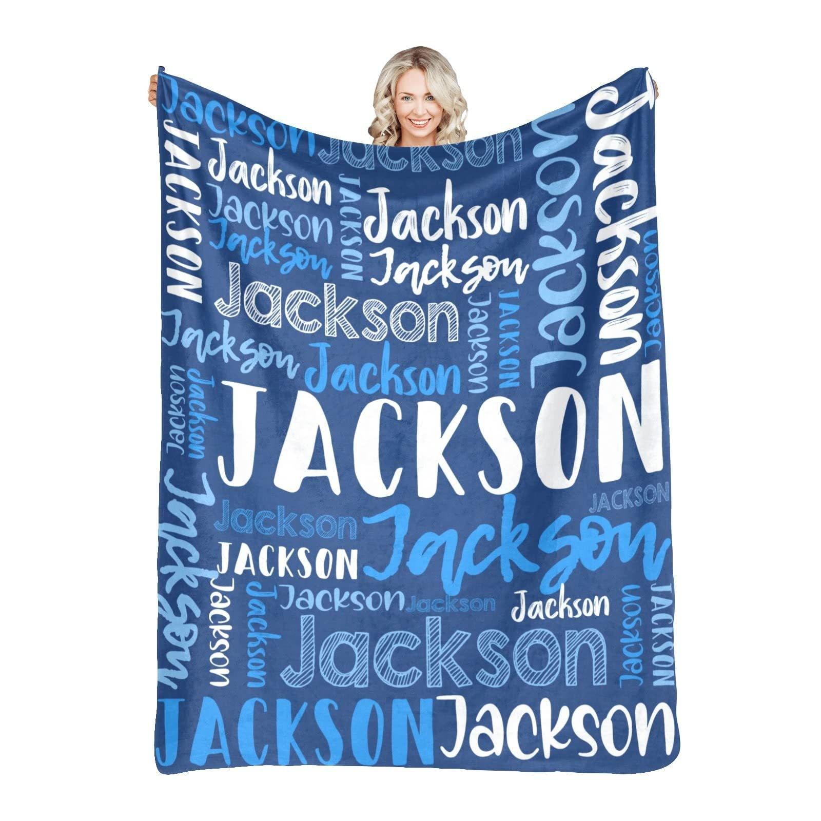 Lloopyting Comforter Throw Blanket Personalized Blanket with Name For ...