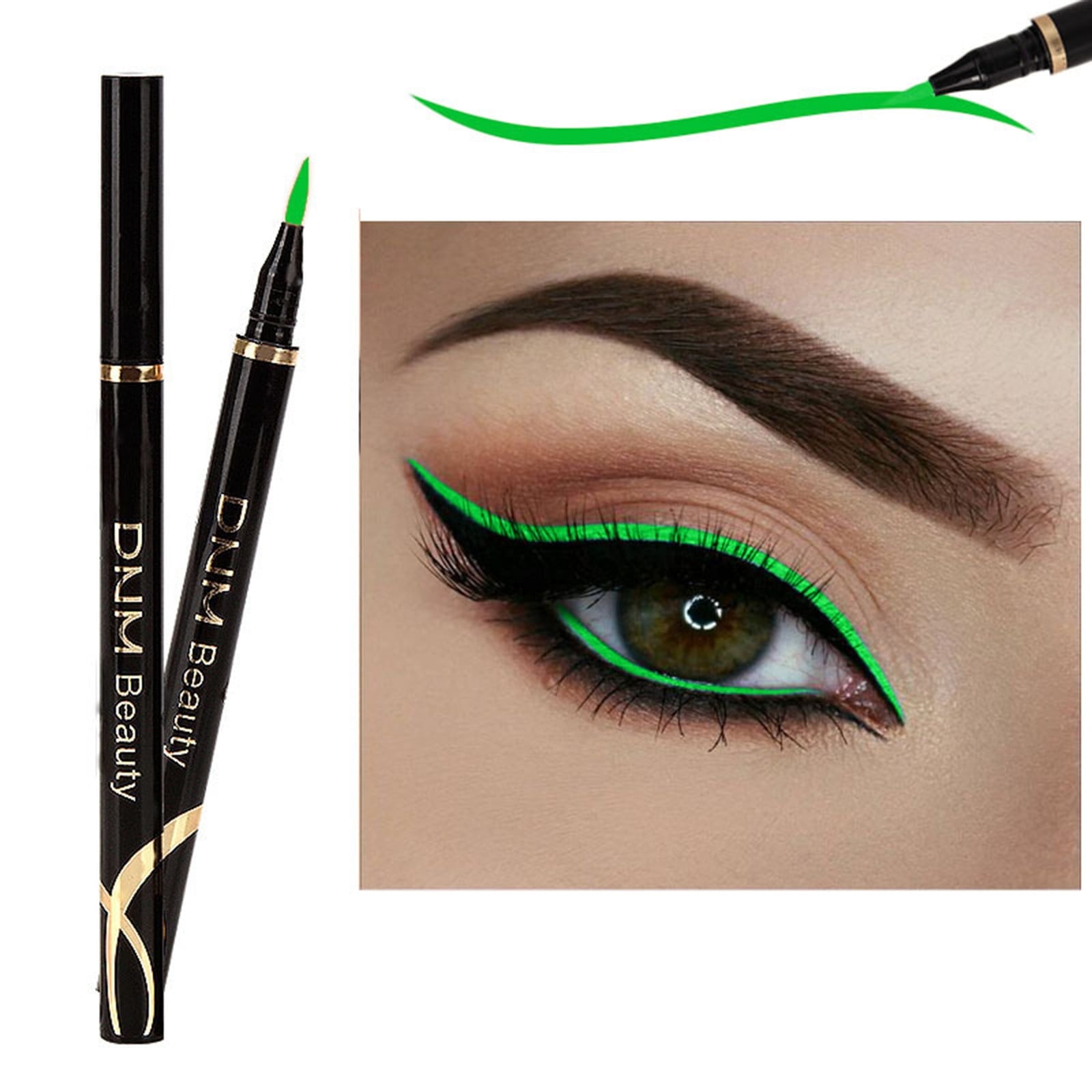 Lloopyting Eyebrow Pen Colored Pencils Matte Color Liquid Eyeliner, 12 ...