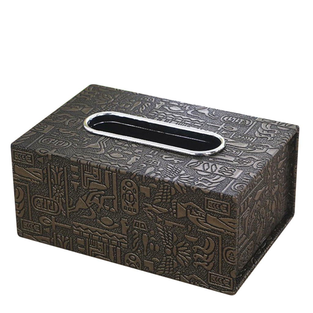 Lloopyting Kleenex Tissues Boxes Paper Towel Holder Leather Tissue Box ...