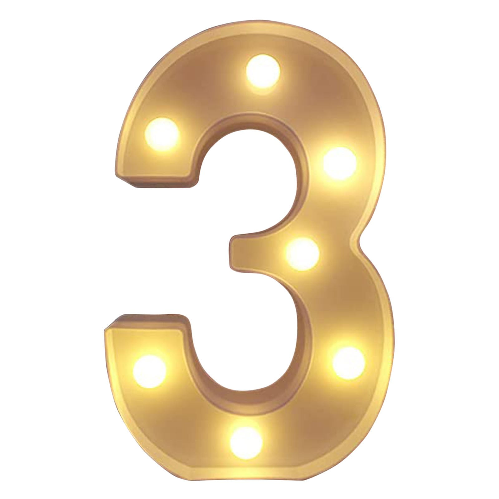 Lloopyting Light Light Standing Plastic Wihte Hanging Letters Letter ...