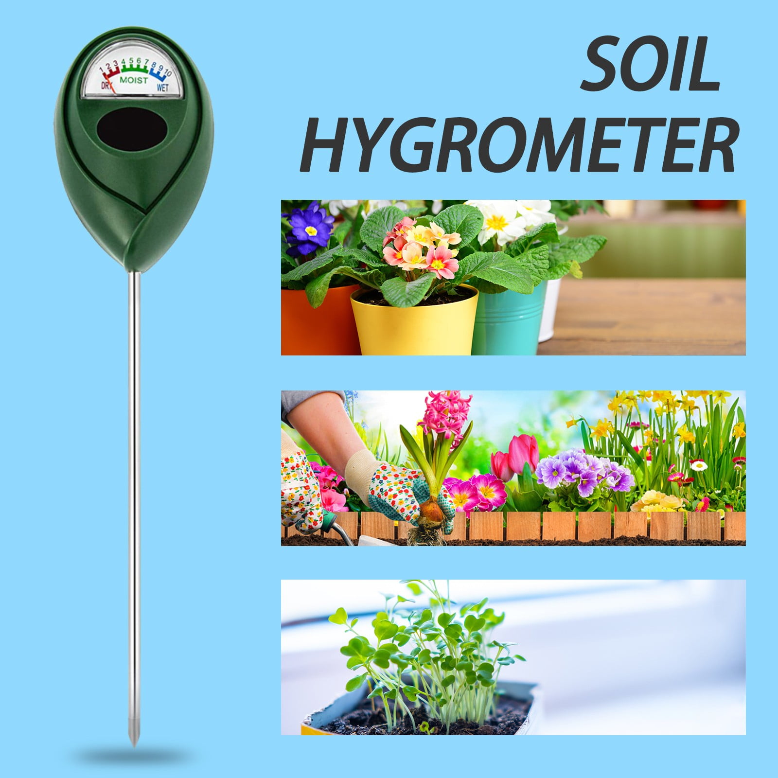 Lloopyting So Il Plant Moisture Meter Battery-Free So Il Plant Moisture ...