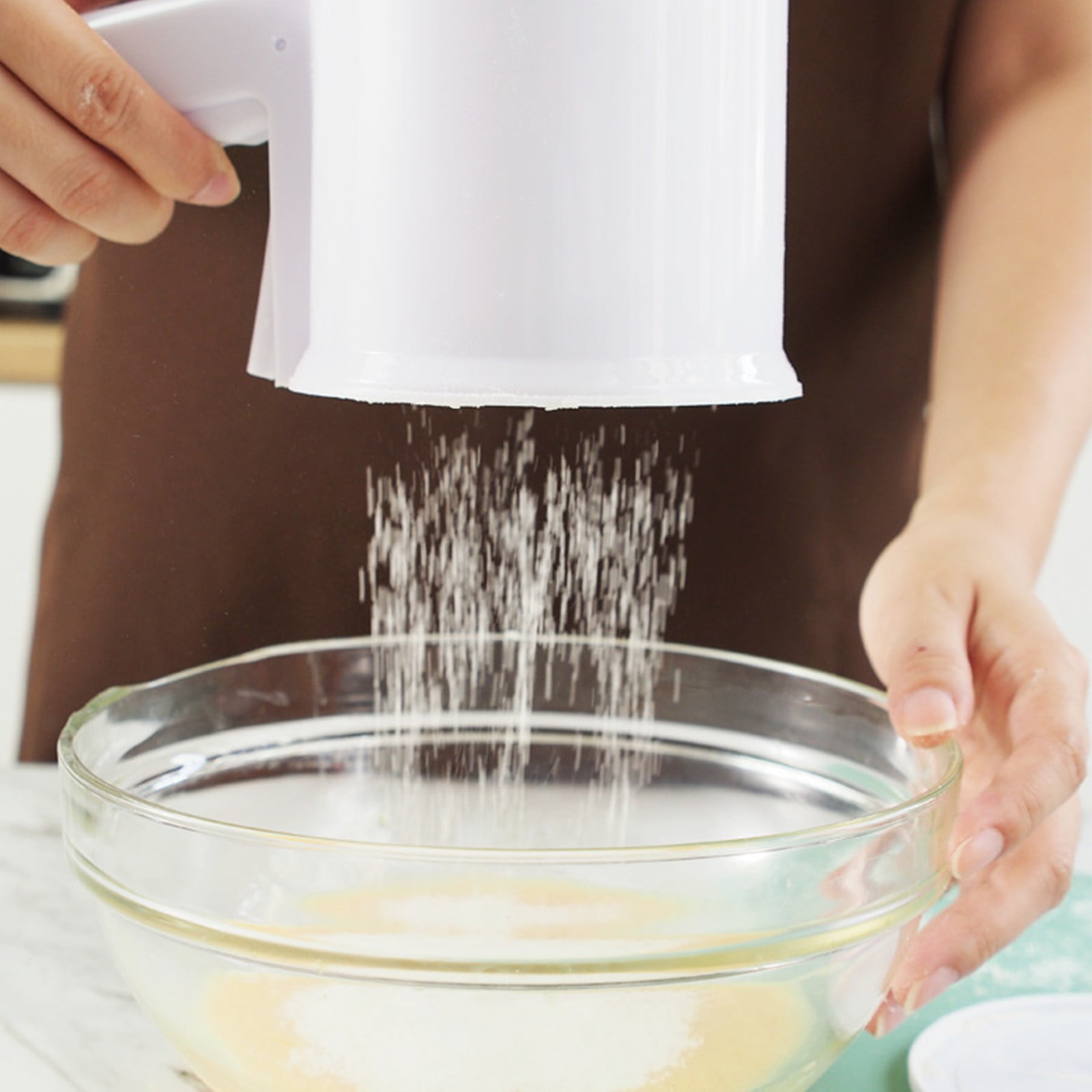 Lloopyting Strainer Kitchen Gadgets Handheld Cup Strainer Fine Sieve ...