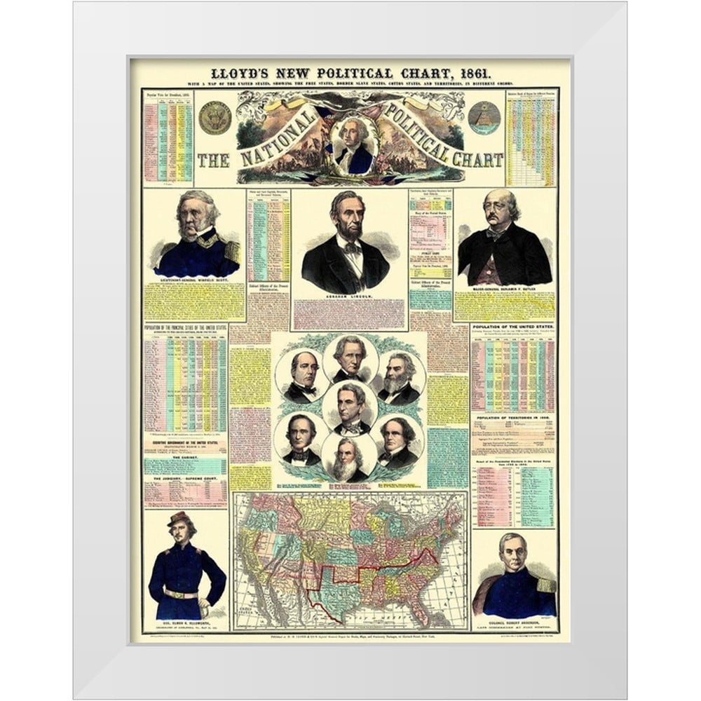 Lloyd 25x32 White Modern Wood Framed Museum Art Print Titled - National ...