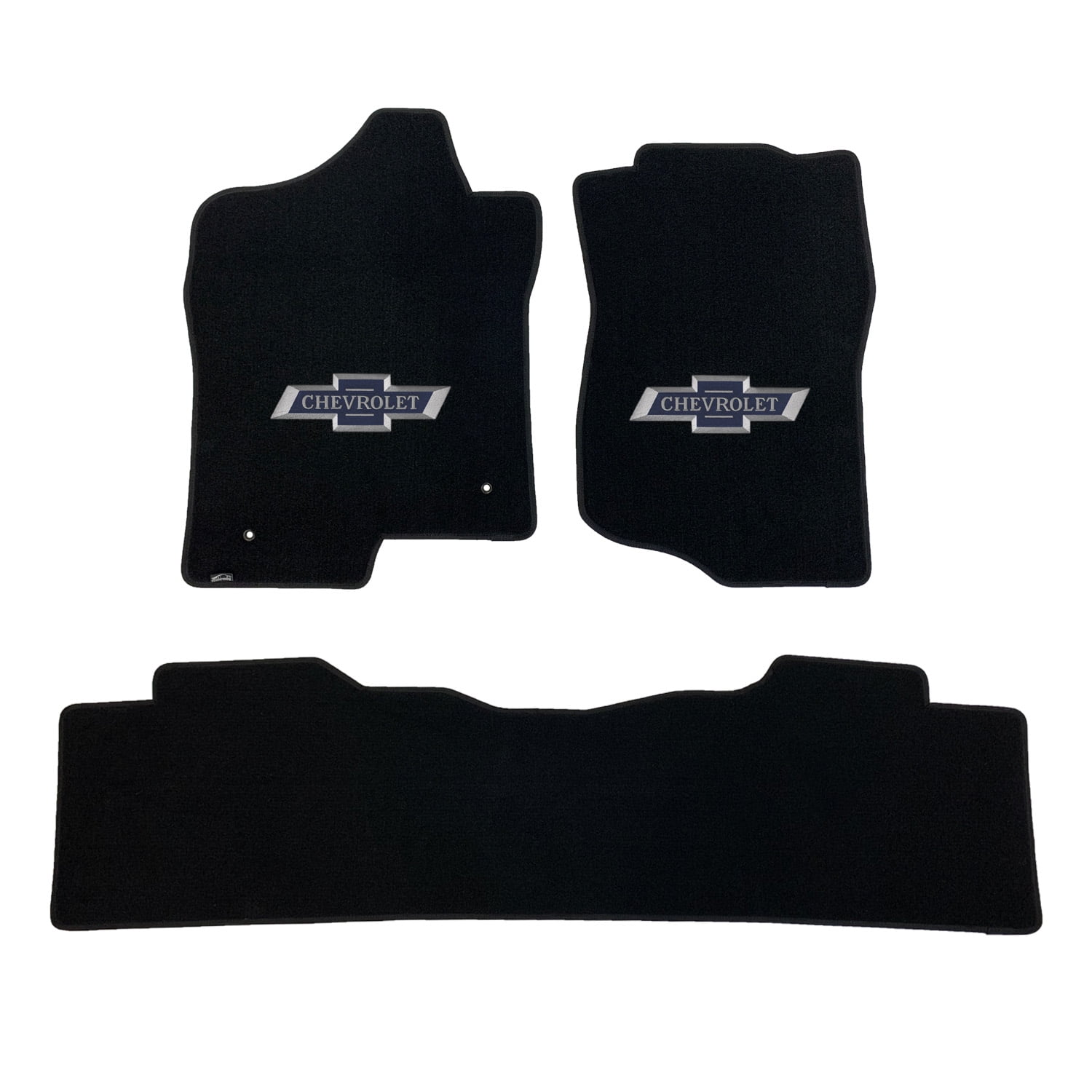 Lloyd Mats Custom Fit Floor Mats for Chevy Avalanche Front Bucket Seats 2007 2013 LogoMat 3Pc Set Black Walmart