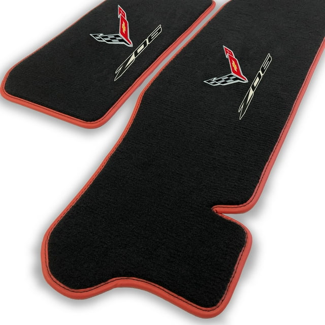 Lloyd Mats Heavy Duty Premium Red Binding and Black Thread Carpeted ...