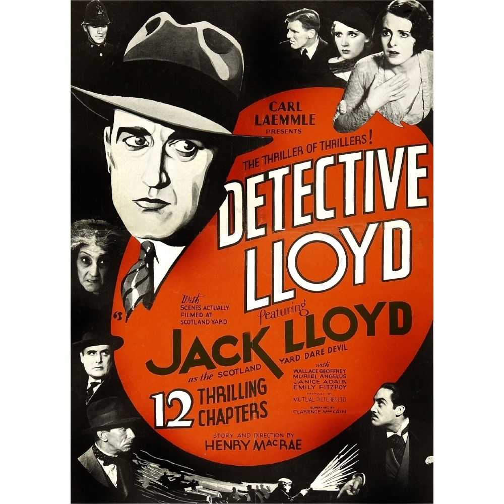 Lloyd Of The C.I.D. Movie Poster Masterprint - Walmart.com