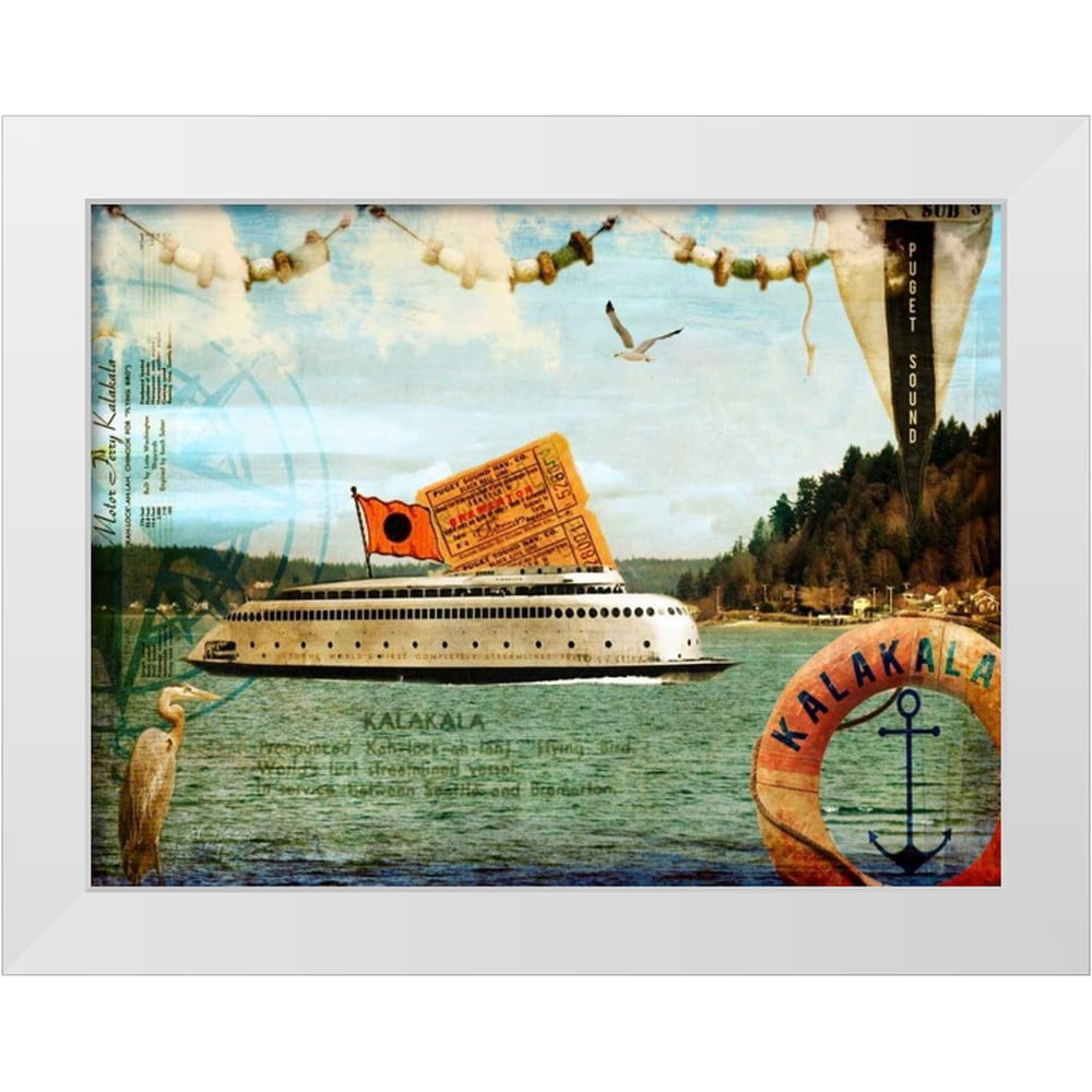 Lloyd, Sandy 14x12 White Modern Wood Framed Museum Art Print Titled ...