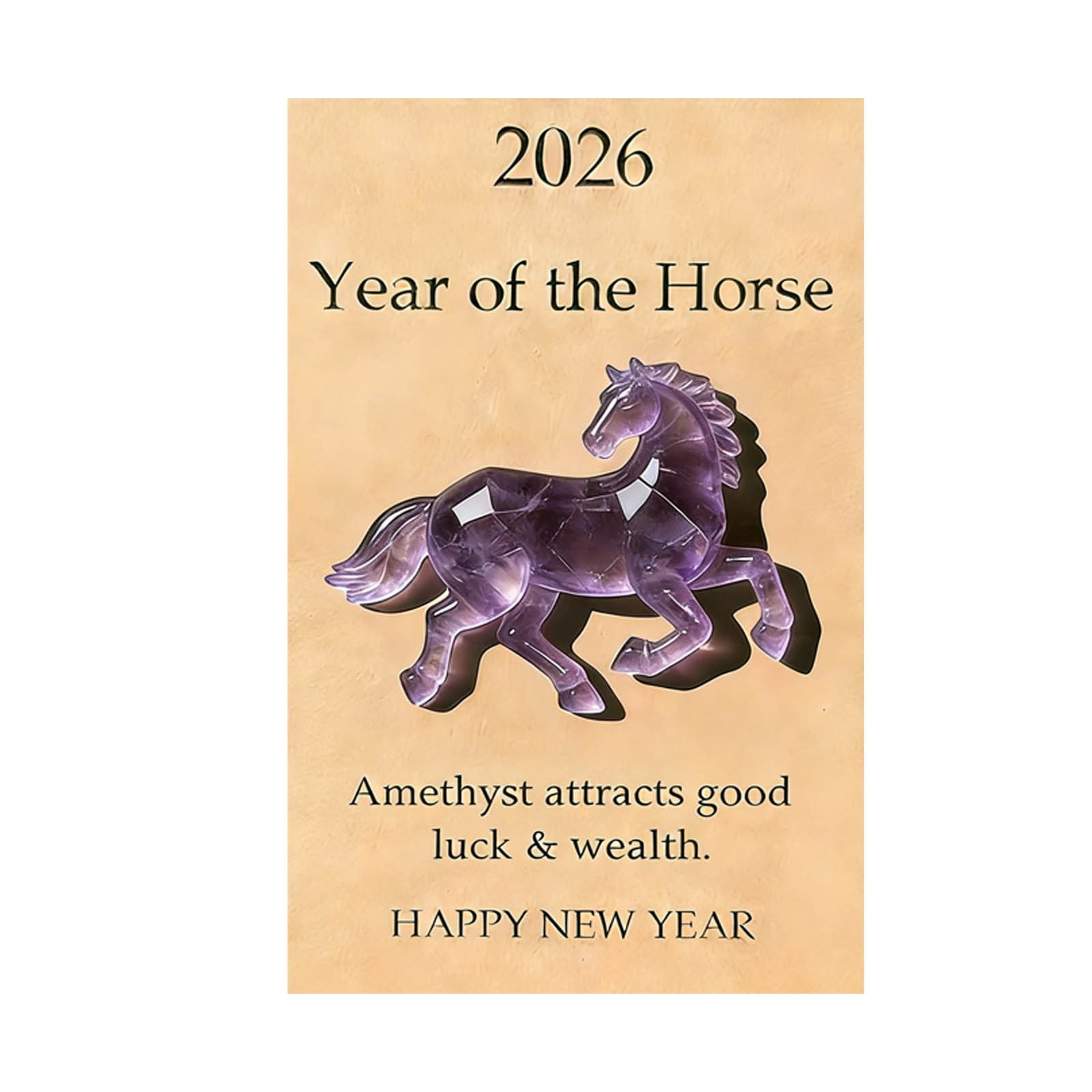 LmnLft 2026 Elegant Clear Crystal Horse Figurines,A Symbol of Strength ...