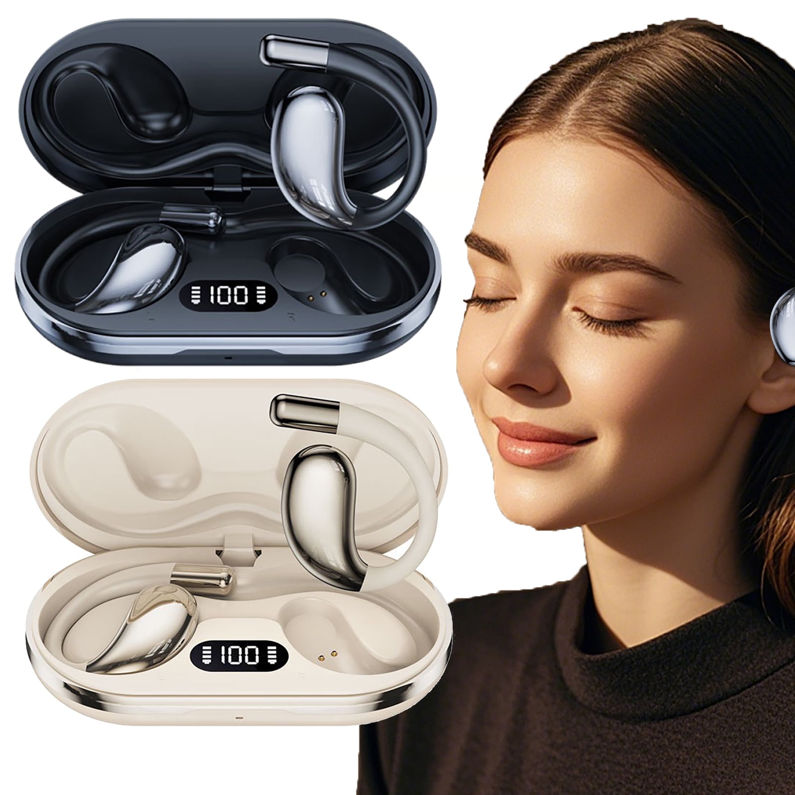LmnLft AI Language Translator Earphone, Open Ear AI Language Translator ...