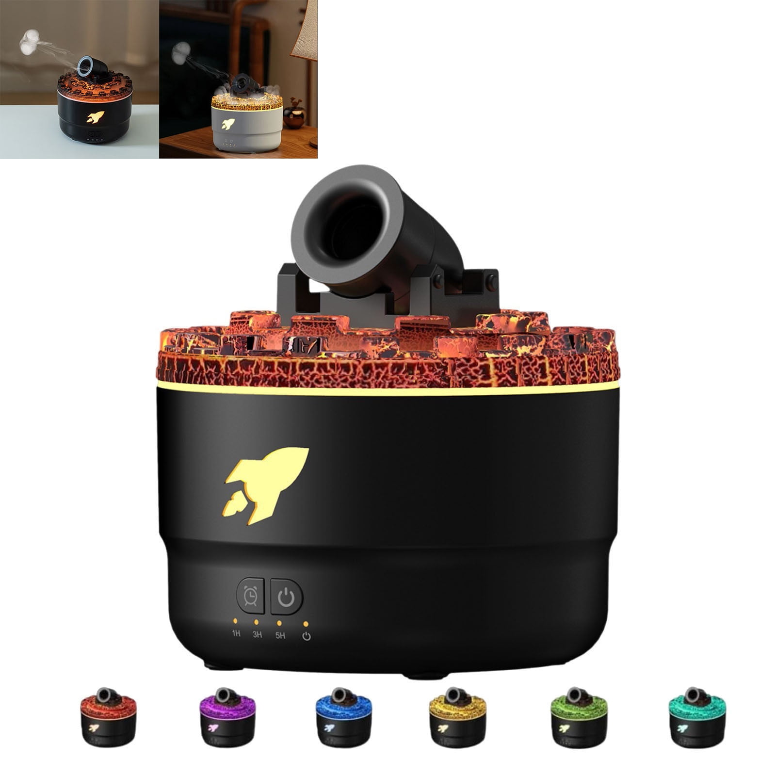 LmnLft Cannon Humidifier Diffuser, Cannon Blast Aroma Humidifier, 7 ...