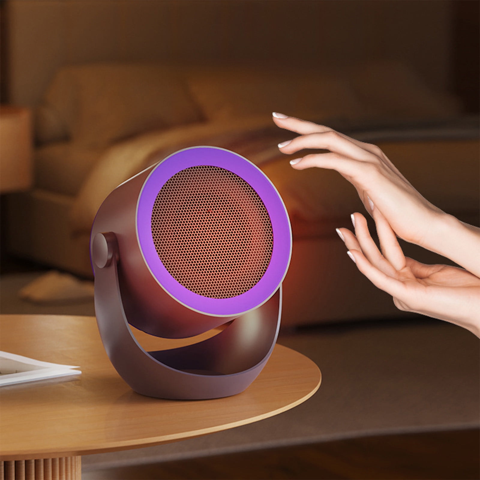 LmnLft Desktop Space Heater, Portable Electric Heater with Fast Heating ...