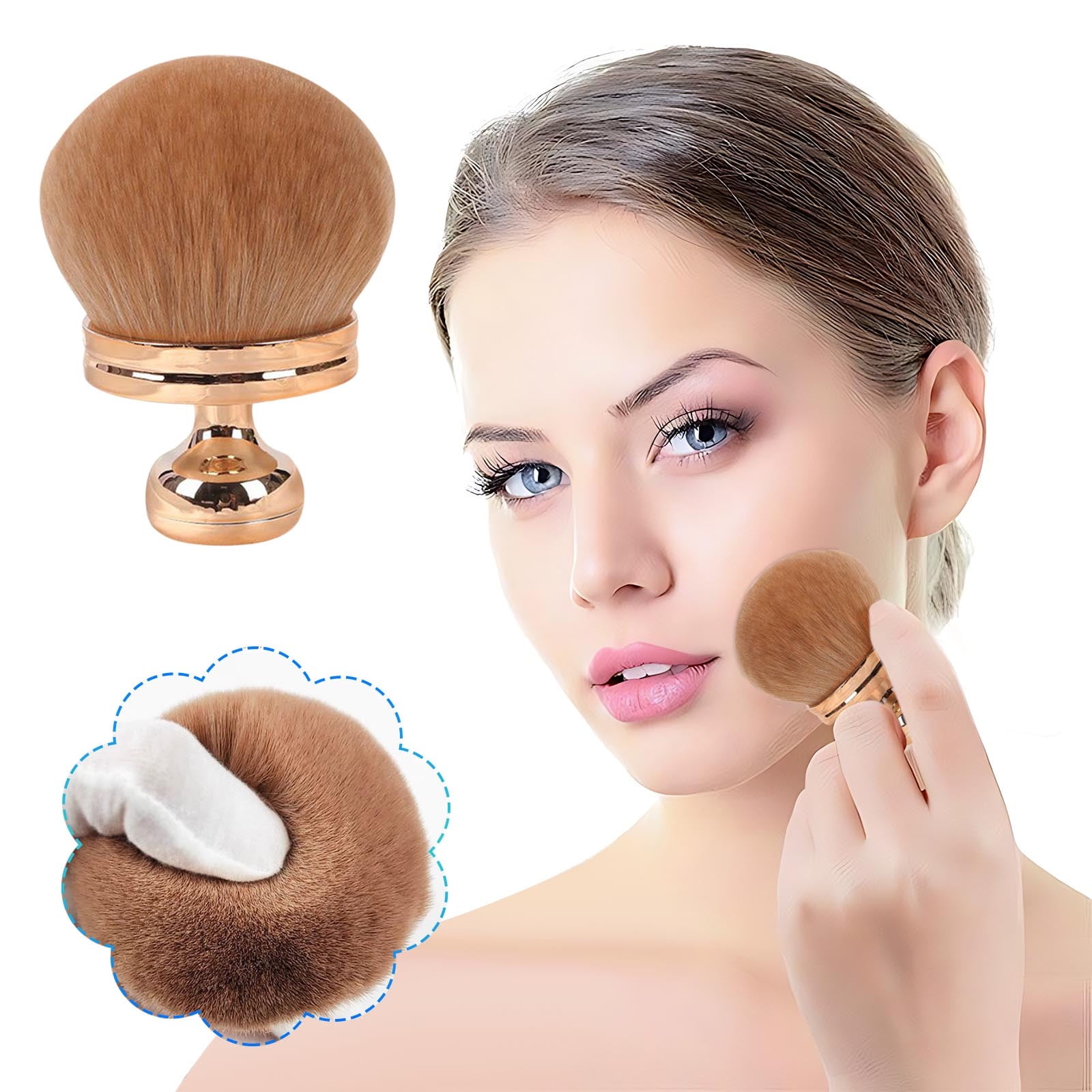 LmnLft Extra Large Kabuki Body Self Tanner Brush, Blend & Blur Body ...