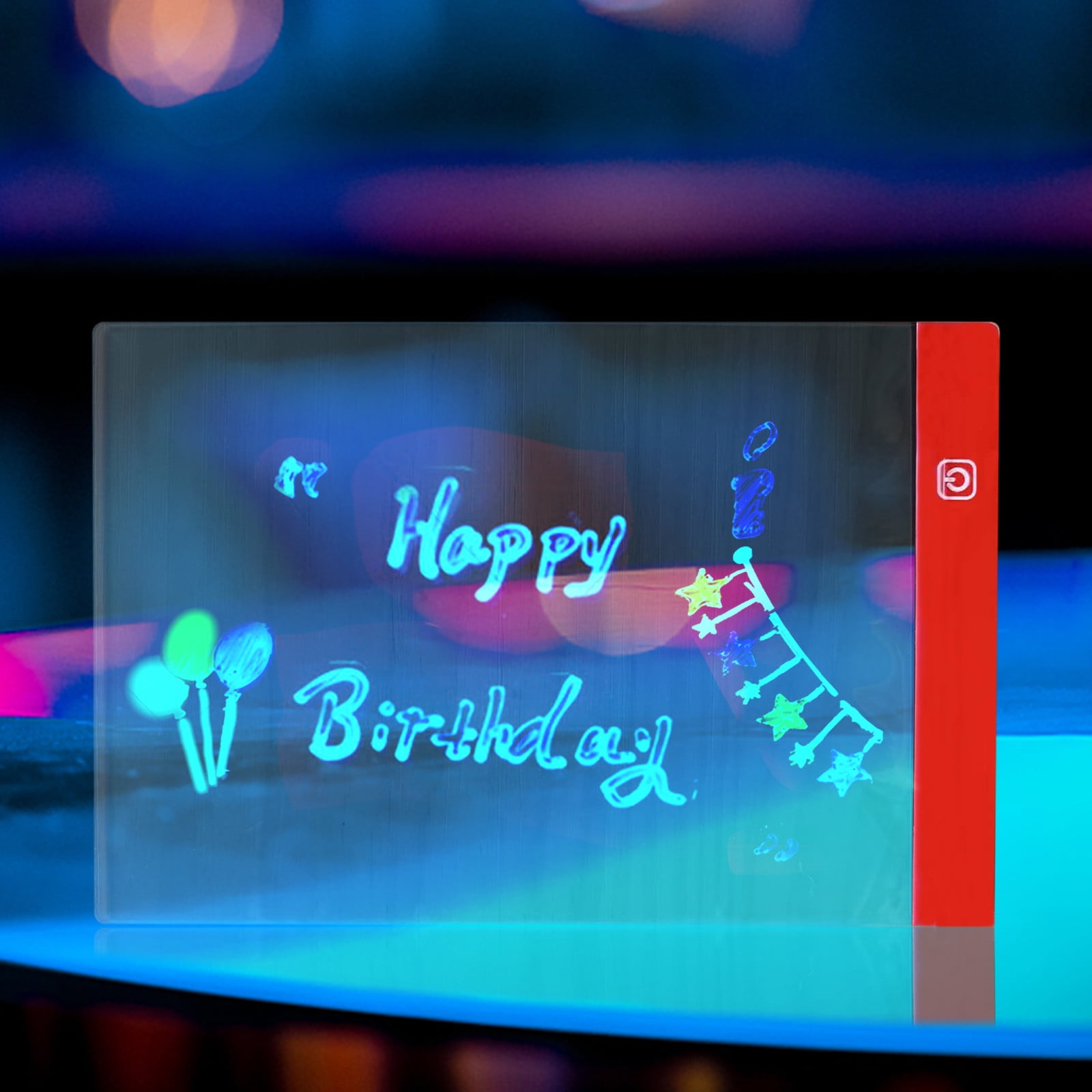 LmnLft LED Note Board with Colors 13.5x10in , LED Acrylic Message Board ...