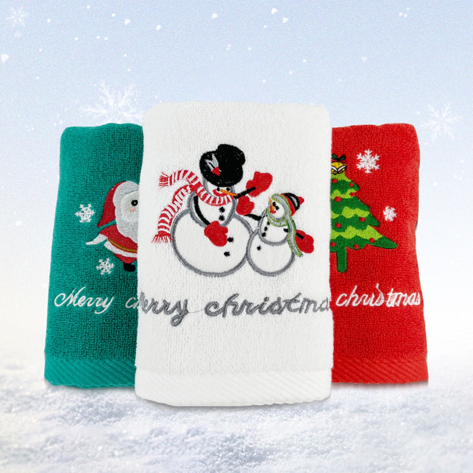 LmnLft Merry Christmas Towels, Christmas Kitchen Towels, Christmas ...