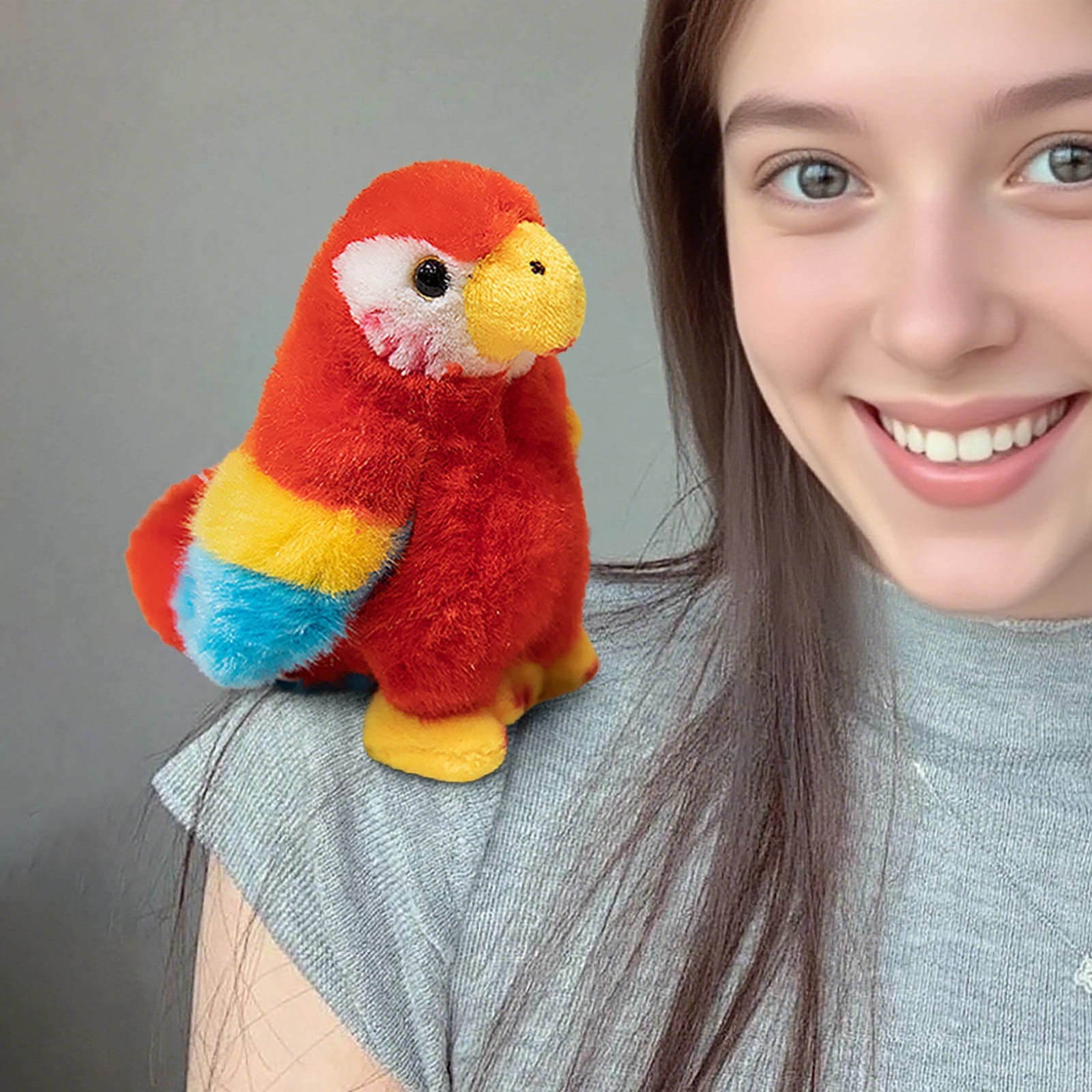 LmnLft Parrot Magnet Shoulder Plushs Stuffed Animals Toys, Costume ...
