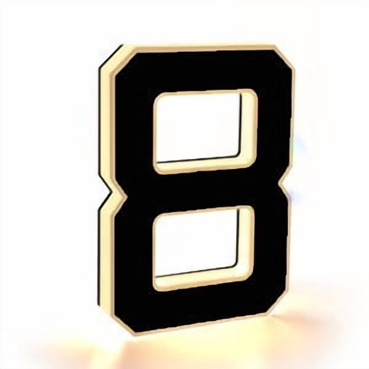 LmnLft Solar Lighted House Numbers for Outside, Waterproof Illuminated ...