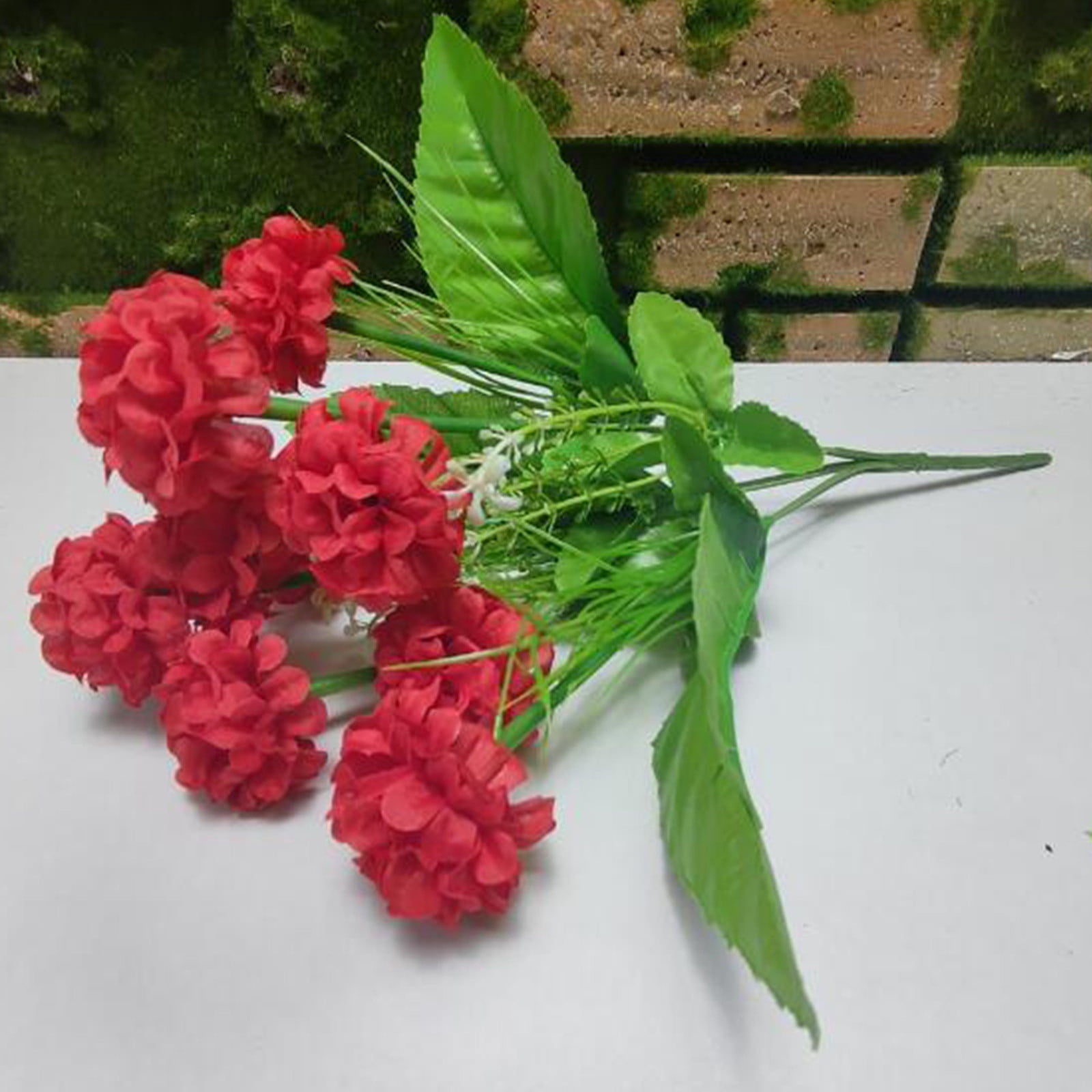 LmnLft UV-Resistant Artificial Flower - Realistic Plastic Home Decor ...