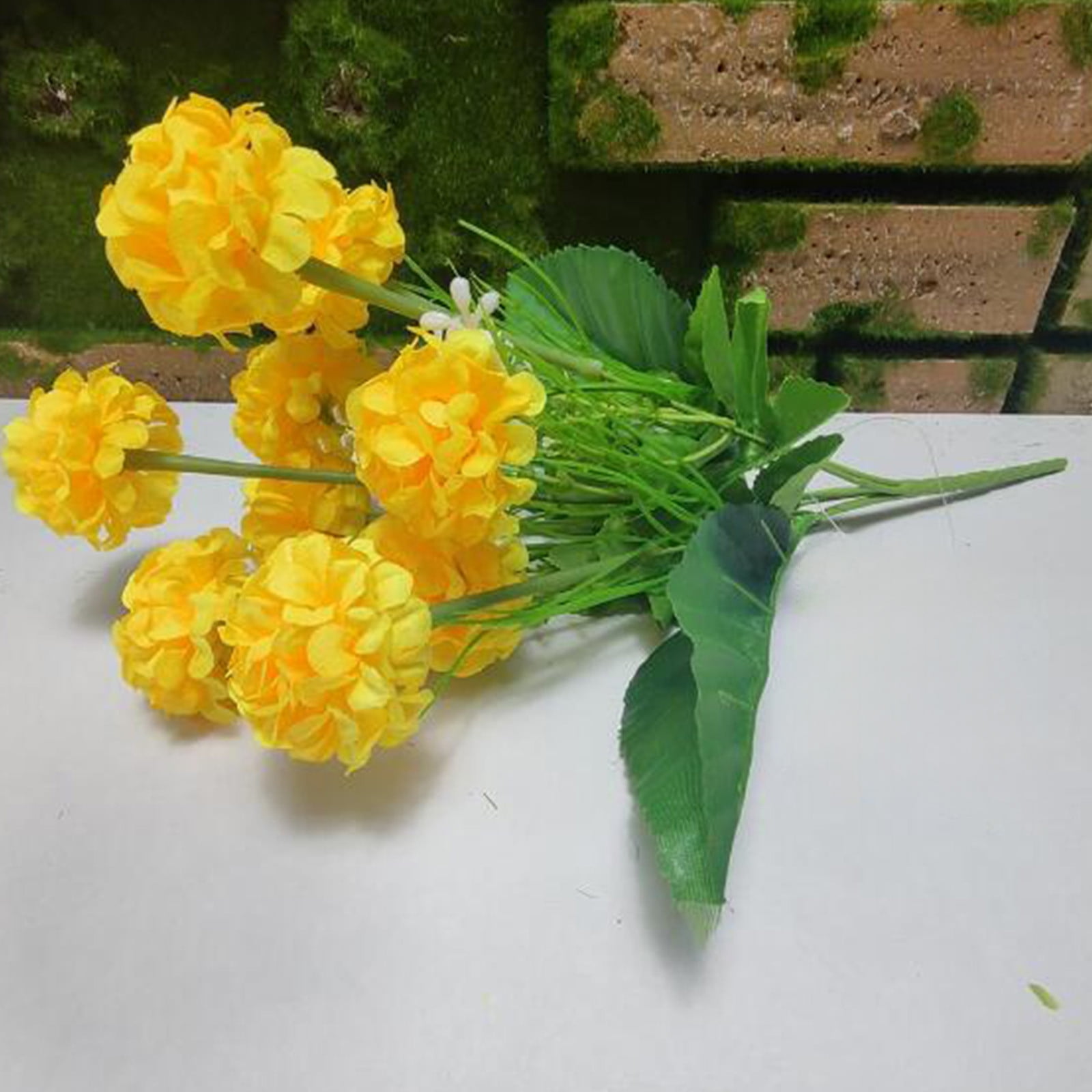 LmnLft UV-Resistant Artificial Flower - Realistic Plastic Home Decor ...