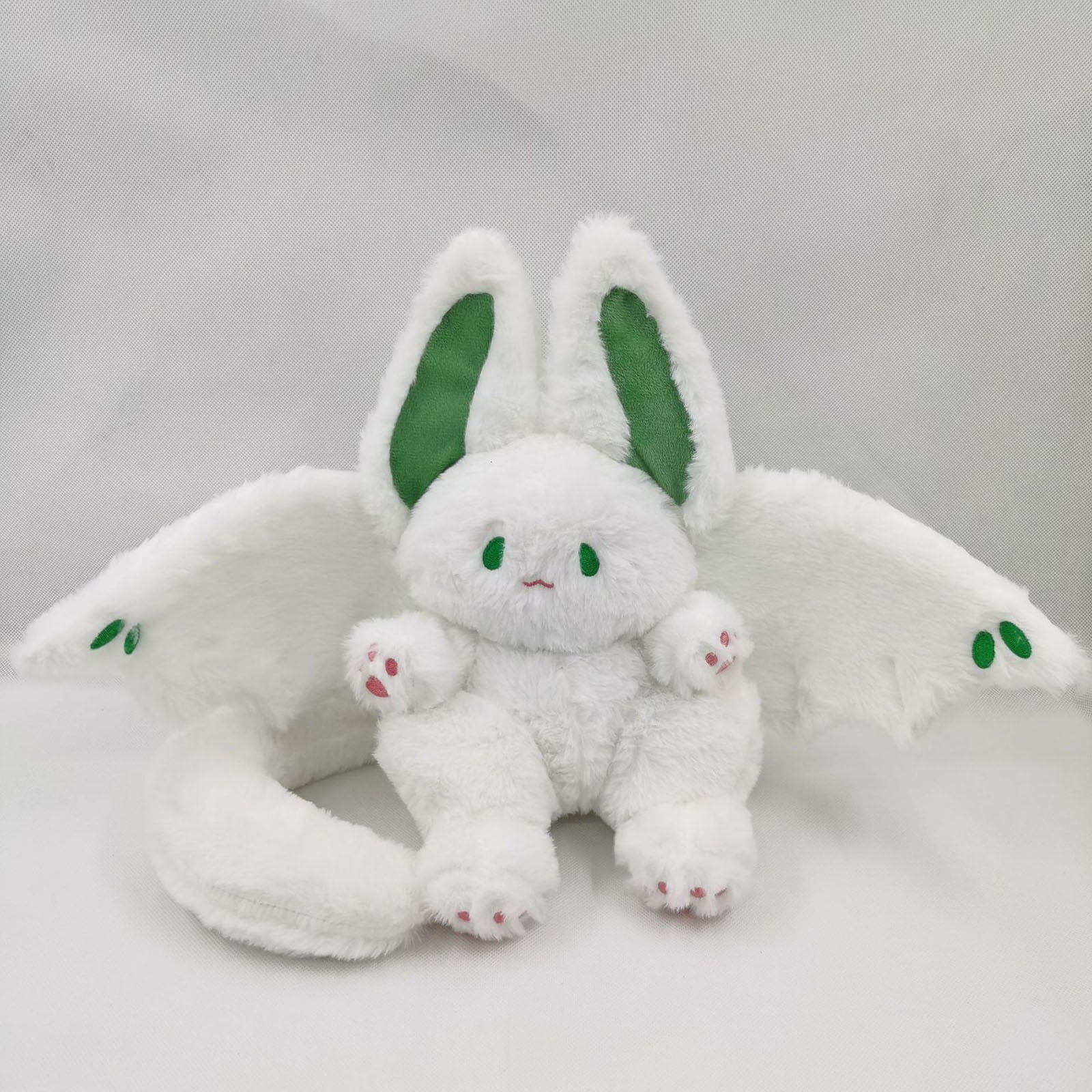 Lmniu Cute Bat Bunny Plush Pillow Kawaii Bat Rabbit Stuffed Animal For ...