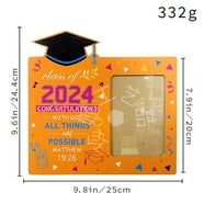 2024 Graduation Photo Frame Wooden Graduation Picture Holder Photo ...